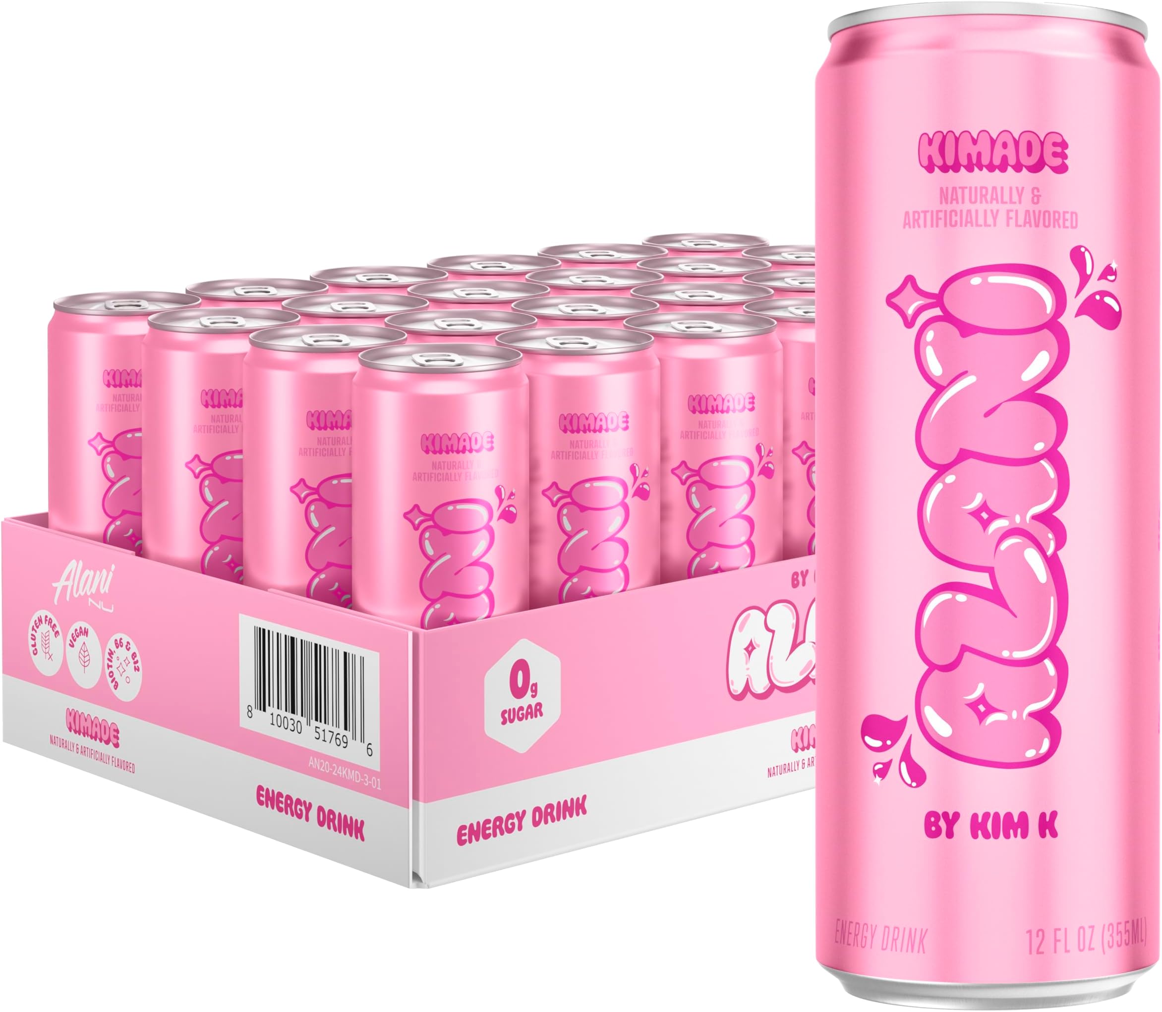 Amazon.com: Alani Nu KIMADE Sugar Free, Low Calorie Energy Drinks ...