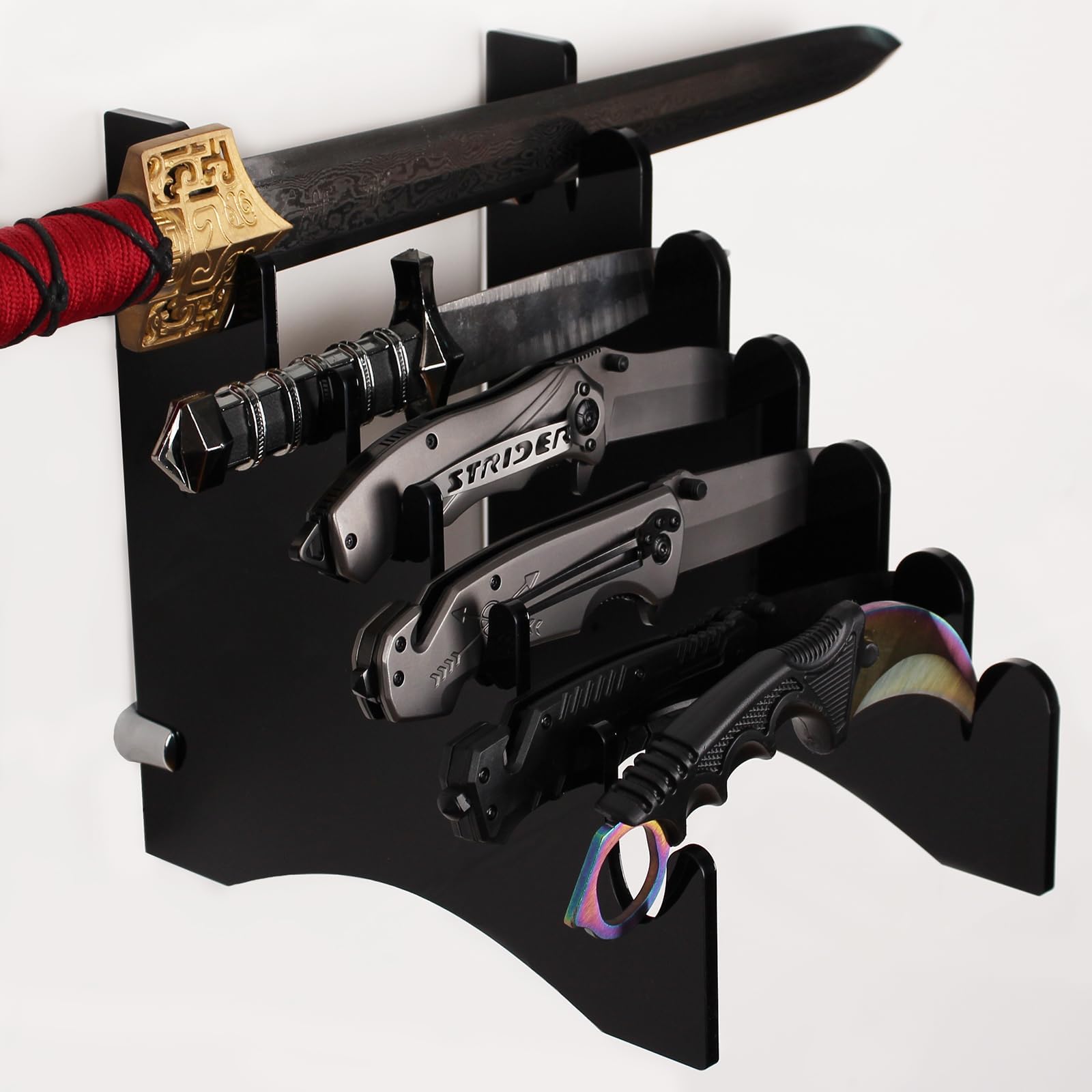 Amazon.com: HHUXIUE Knife Rack Wall Mount Knife Rack Knife Rack Display ...