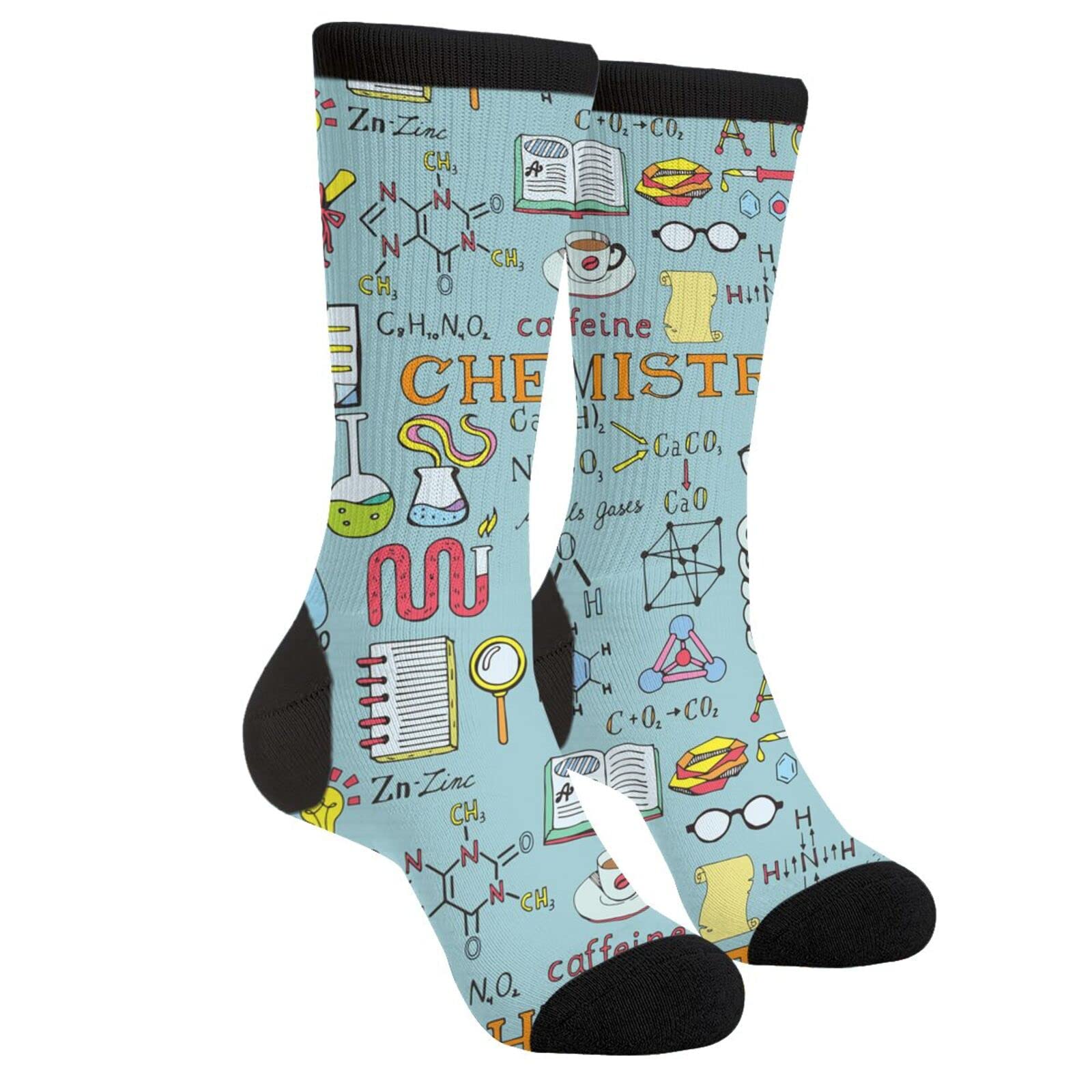 Amazon.com: ACPPXF Chemistry Science Laboratory Socks Funny Crew Dress ...