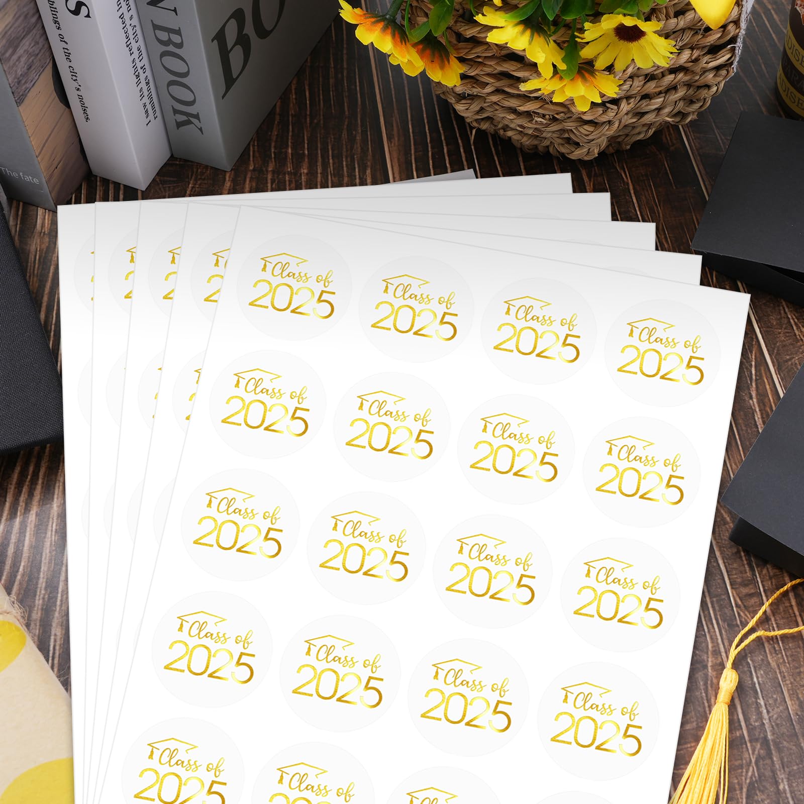 Snapklik.com : 100 PCS Graduation Stickers,Class Of 2025 Transparent ...