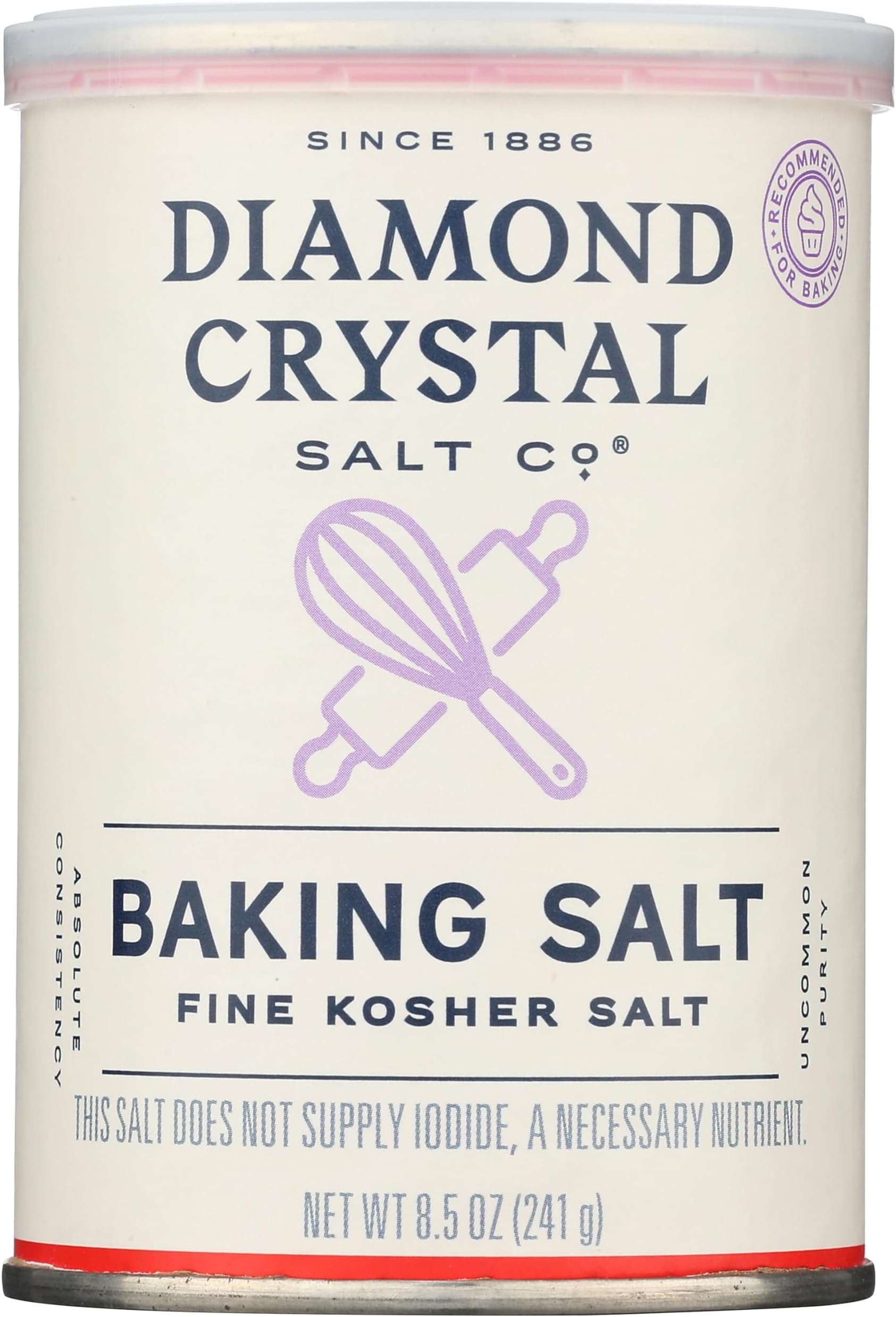 Amazon.com : Diamond Crystal Baking Salt, Fine Kosher Salt 8.5oz ...
