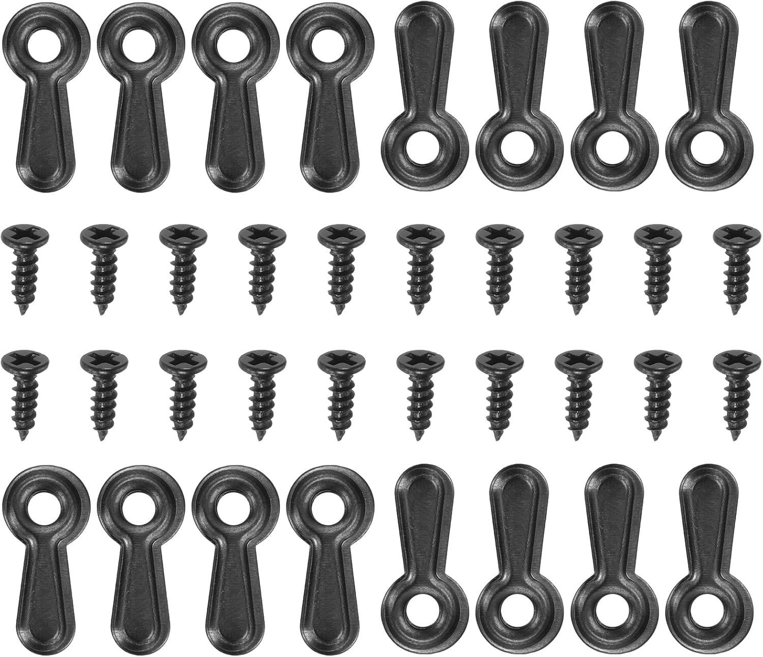 HARFINGTON 100Pcs Picture Frame Backing Hardware Clips with 100Pcs ...