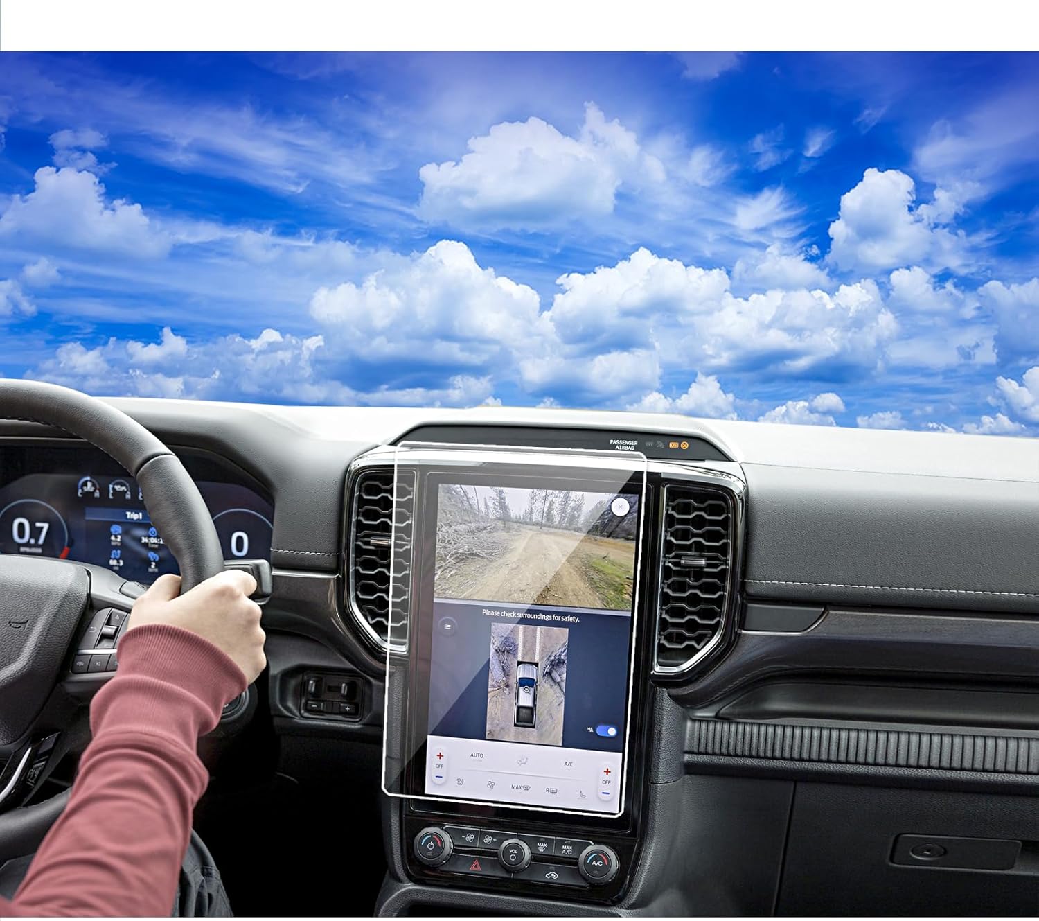 Amazon.com: 2024 2025 Ford Ranger Screen Protector for Ford Ranger 10 ...