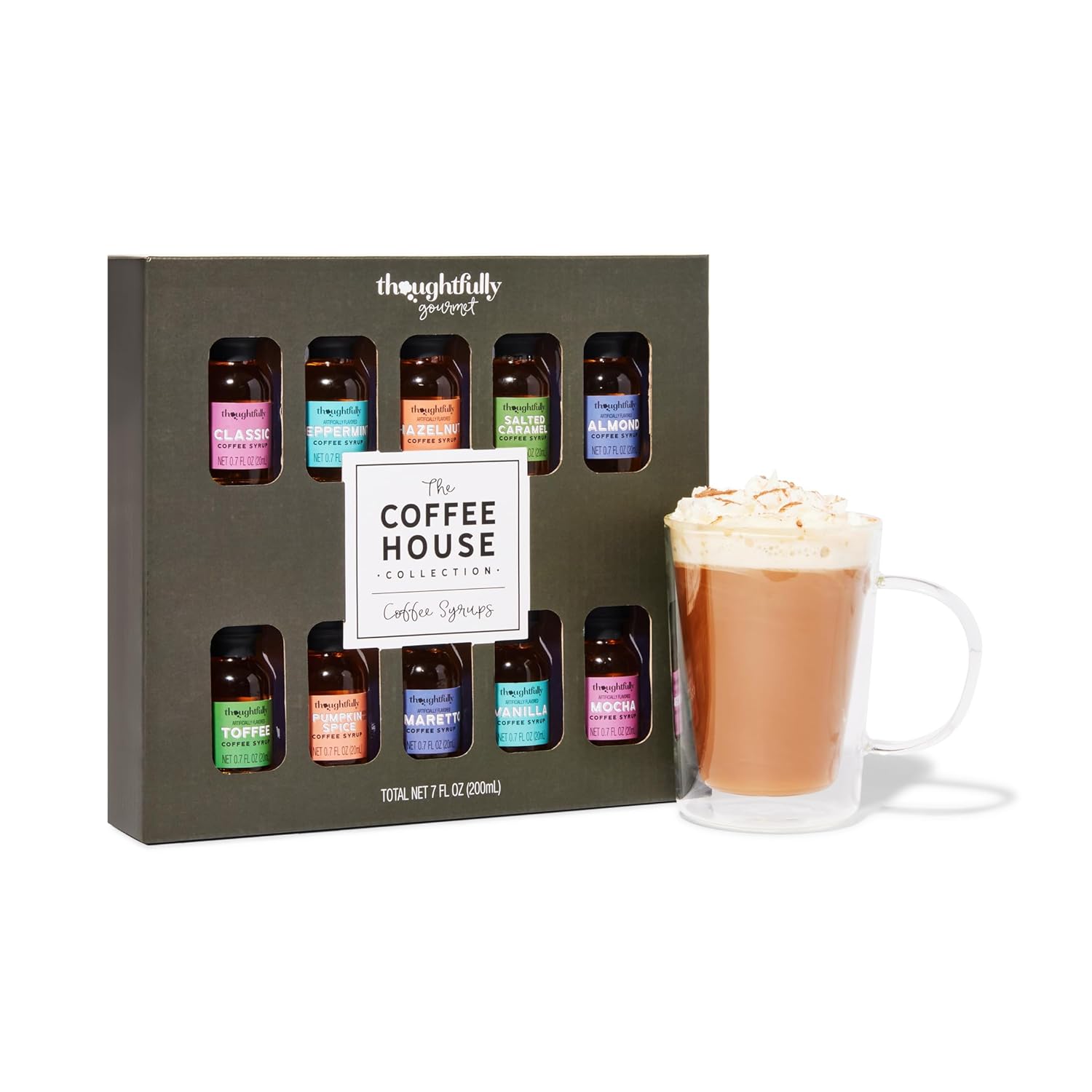 Amazon.com: Thoughtfully Gourmet, Coffee Syrup Sampler Gift Set ...