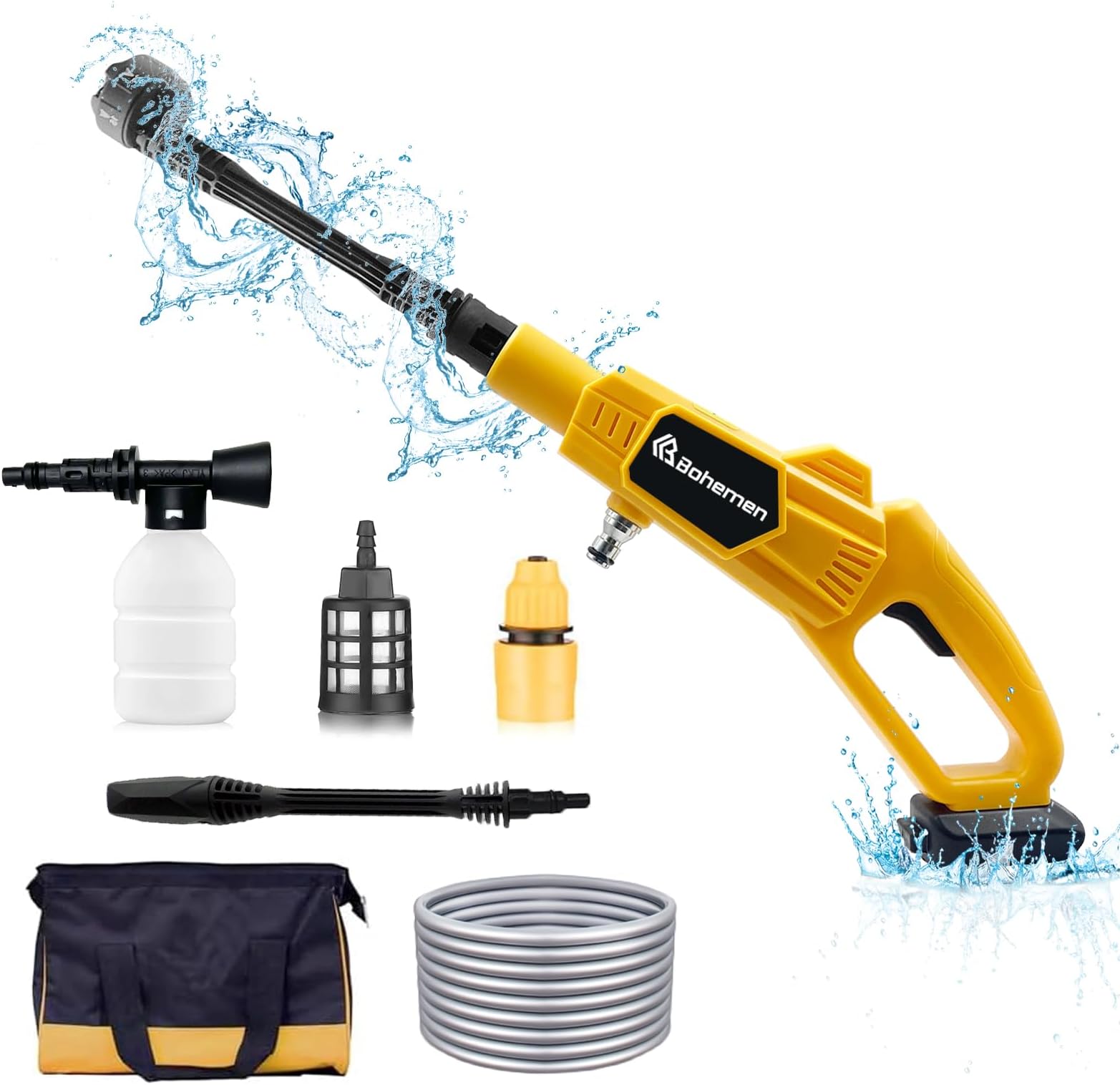 Amazon.com : DEWALT Cordless Pressure Washer, Power Cleaner, 550-PSI, 1 ...