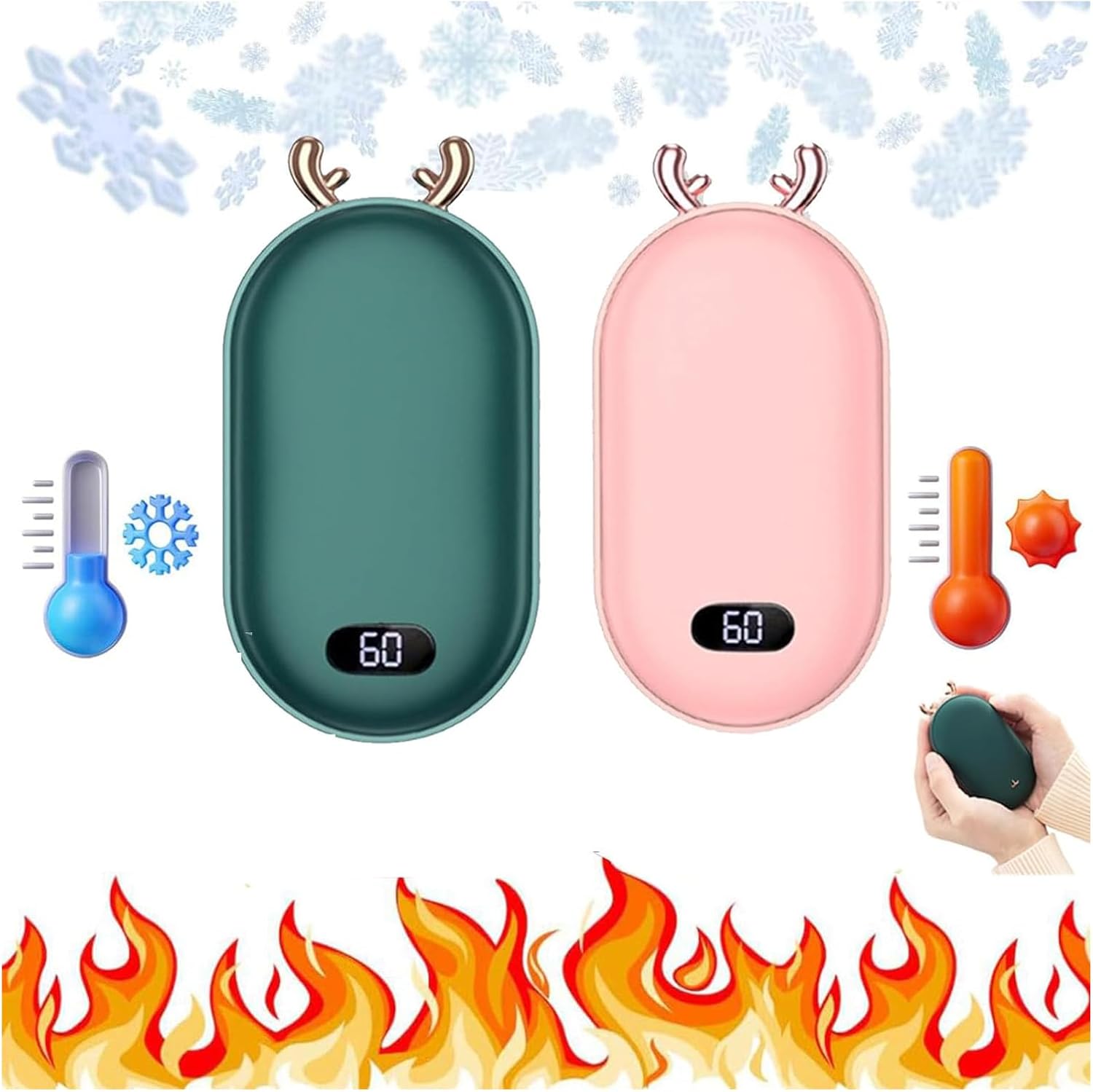 Timnamy Mini chauffage électromagnétique portable, radiateur ...