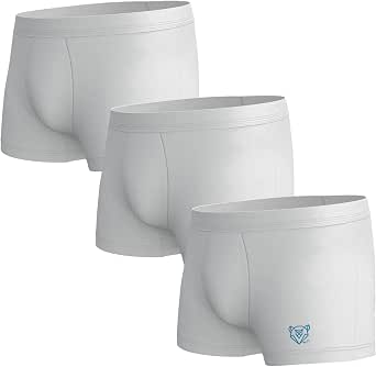 MINA & THEO Men's Underwear Classic Bamboo Rayon Boxer Trunks Super ...