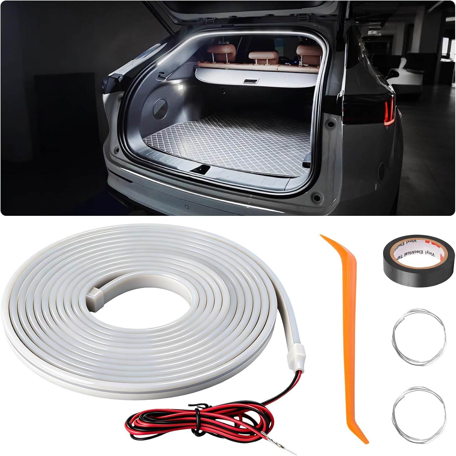 Amazon.com: Car LED Strip Lights, 4M Waterproof Dynamic Flowing Car ...