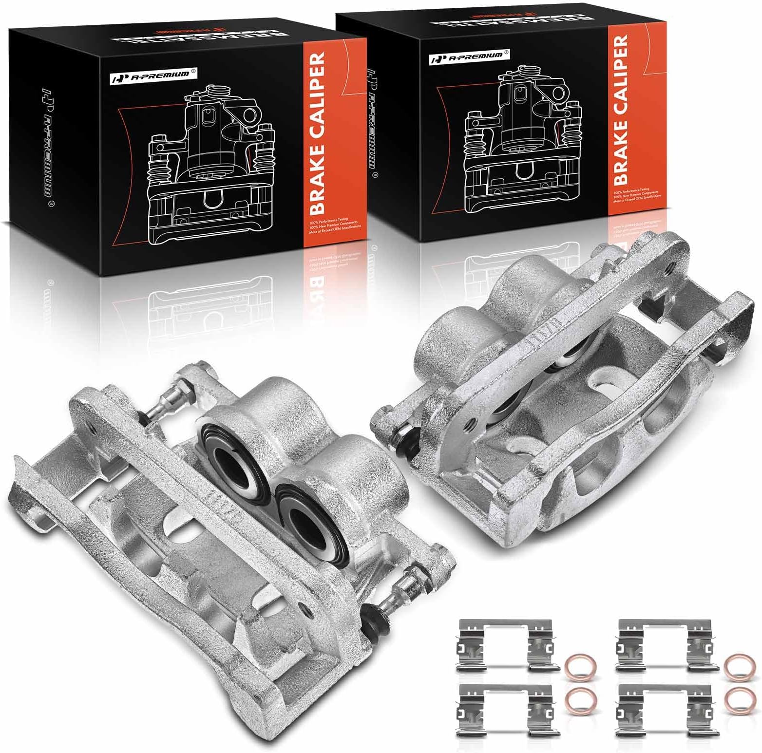 A-Premium Disc Brake Caliper Assembly with Bracket Compatible with ...
