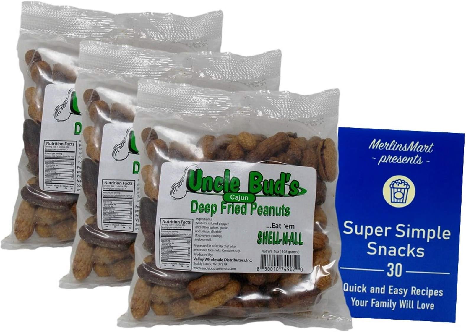Amazon.com: Generic Uncle Bud's Deep Fried Peanuts - Cajun - 3 Count (7 ...