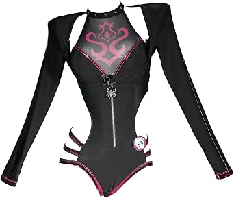 haikyuu Women Cosplay Swimsuit Goth One Piece Swimsuit Gothic Bathing ...