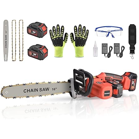 Amazon.com : WEN Cordless Electric Chainsaw, 16-Inch Brushless with 40V ...