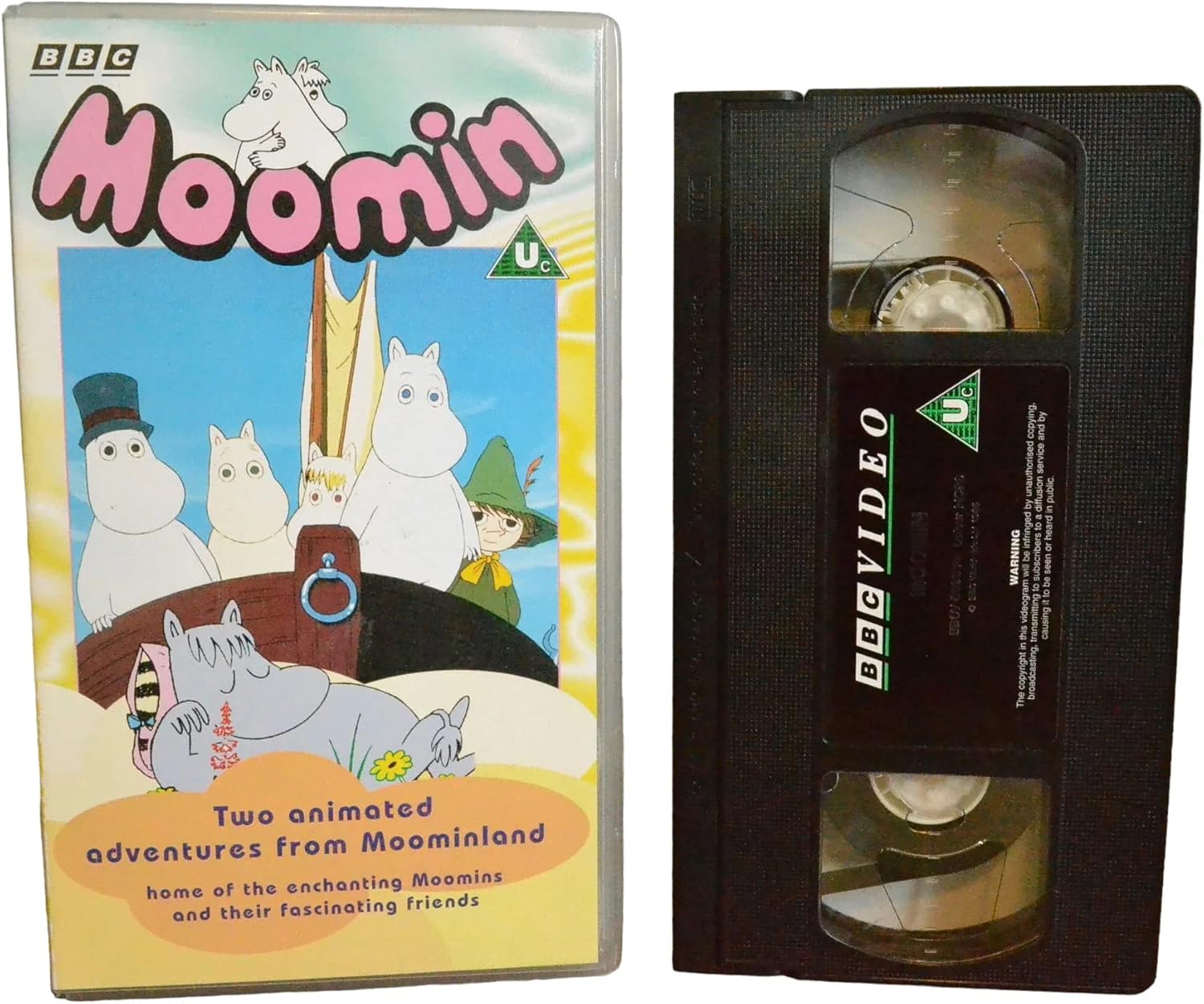 Moomin - Two Animated Adventures from Moominland - BBC Video - BBCV5599 - Children - Pal - VHS ...