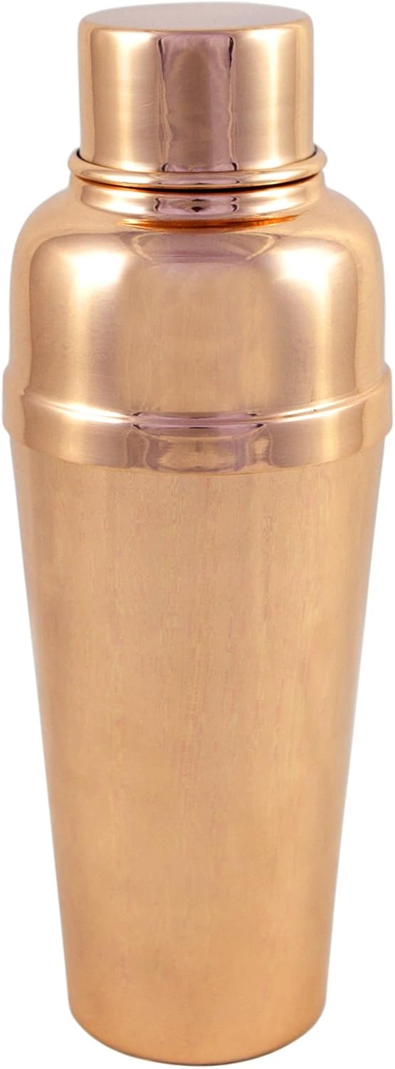 Amazon.com: Copper Cocktail Shaker Set Includes Built-In Copper ...