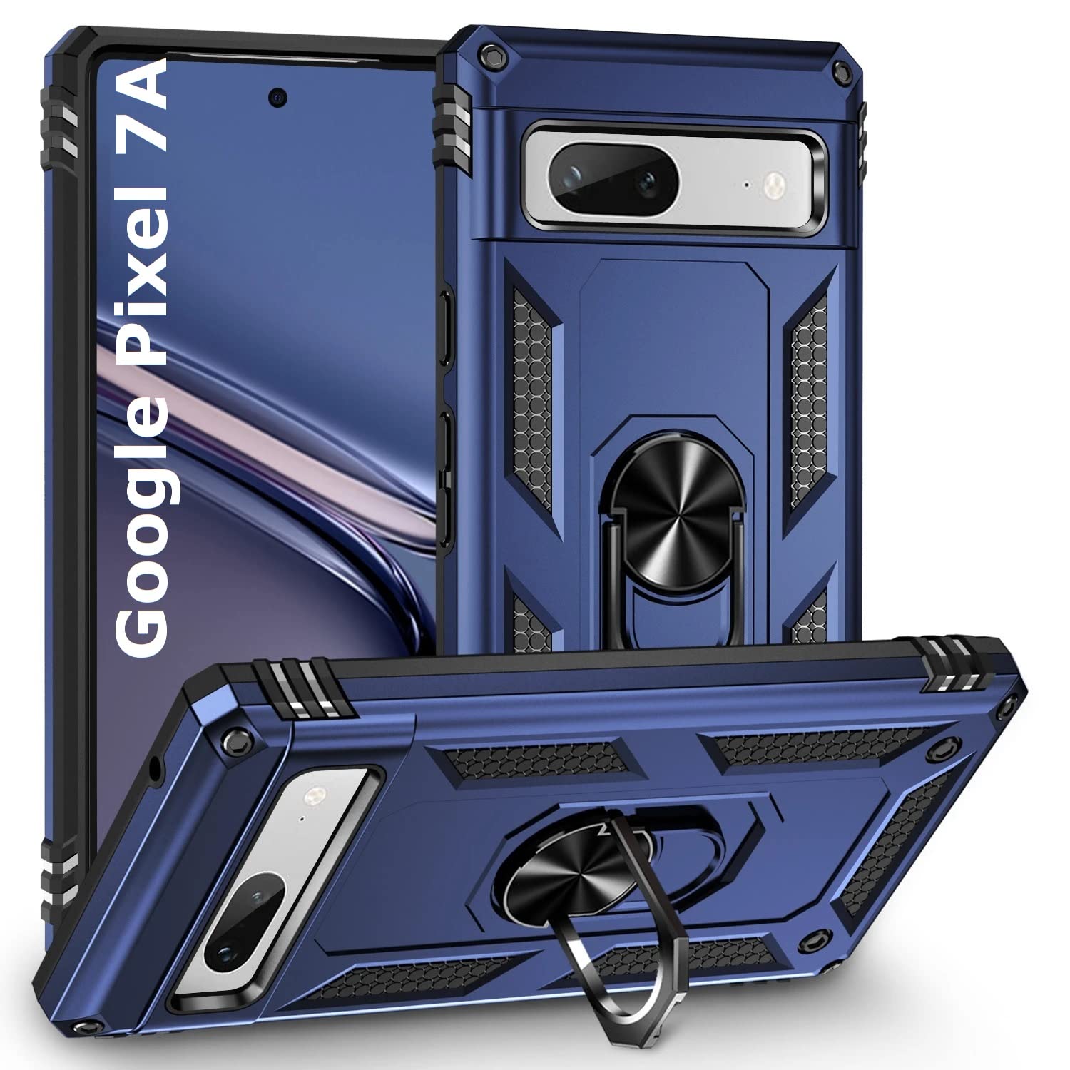 REALCASE Google Pixel 7A Back Cover Case | Heavy Duty Dual Layer Hybrid ...