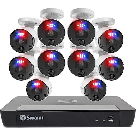 Amazon.com: Swann Cameras for Home Security with 4TB HDD, 16 Channel 10 ...