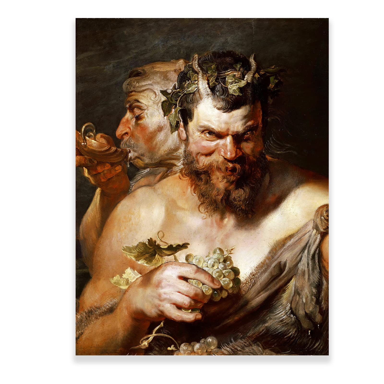 Amazon.com: KWAY Two Satyrs by Peter Paul Rubens Poster - Peter Paul ...