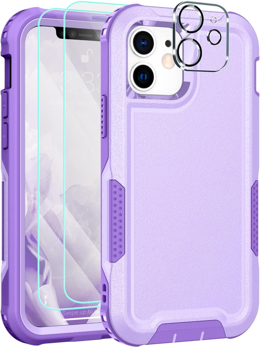 Amazon.com: Defender iPhone 12/12 Pro Case: Heavy-Duty Rugged, Full ...