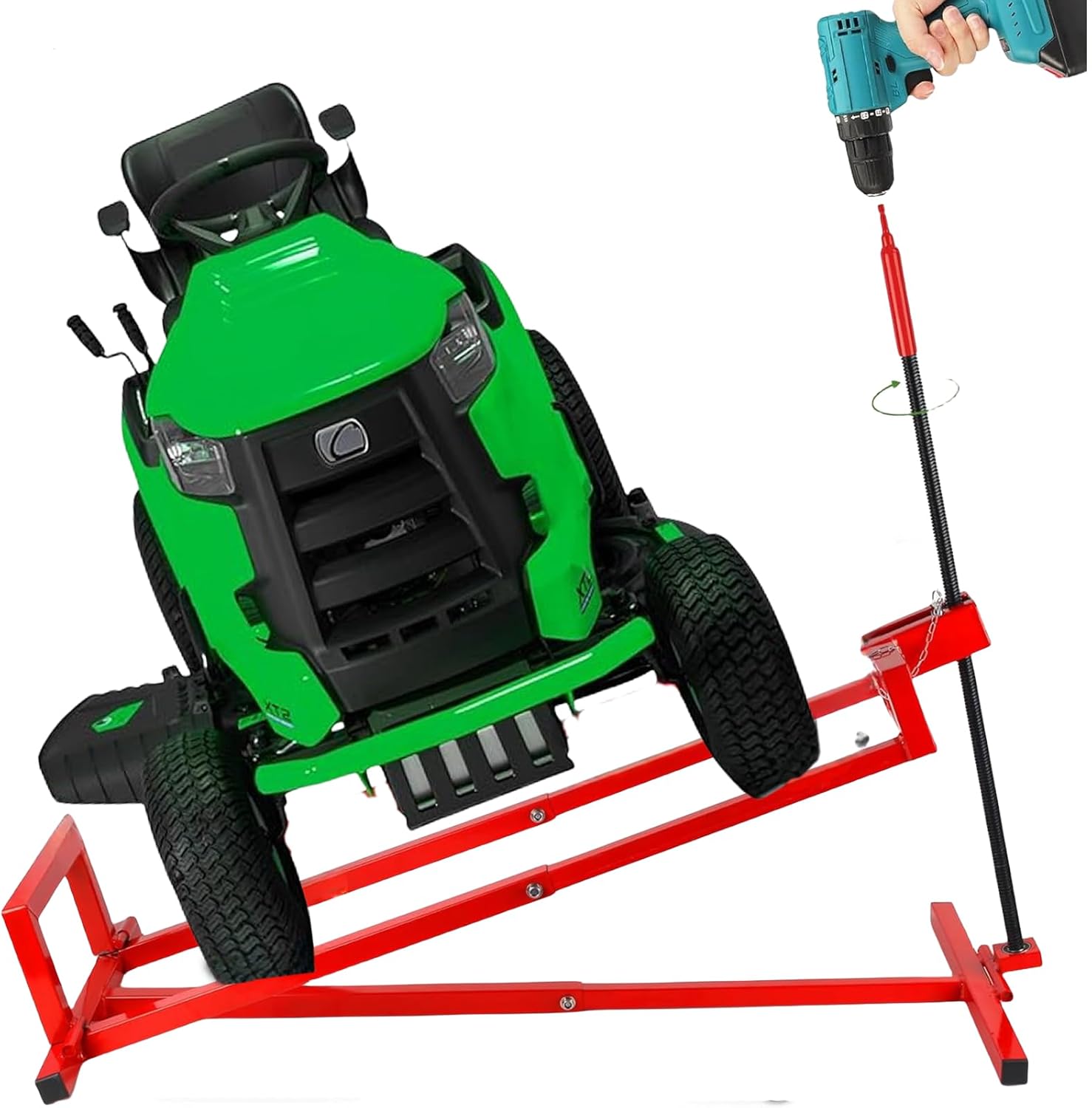 Amazon.com: Lawn Mower Lift Jack, Lifting Platform 882 Lbs Capacity ...