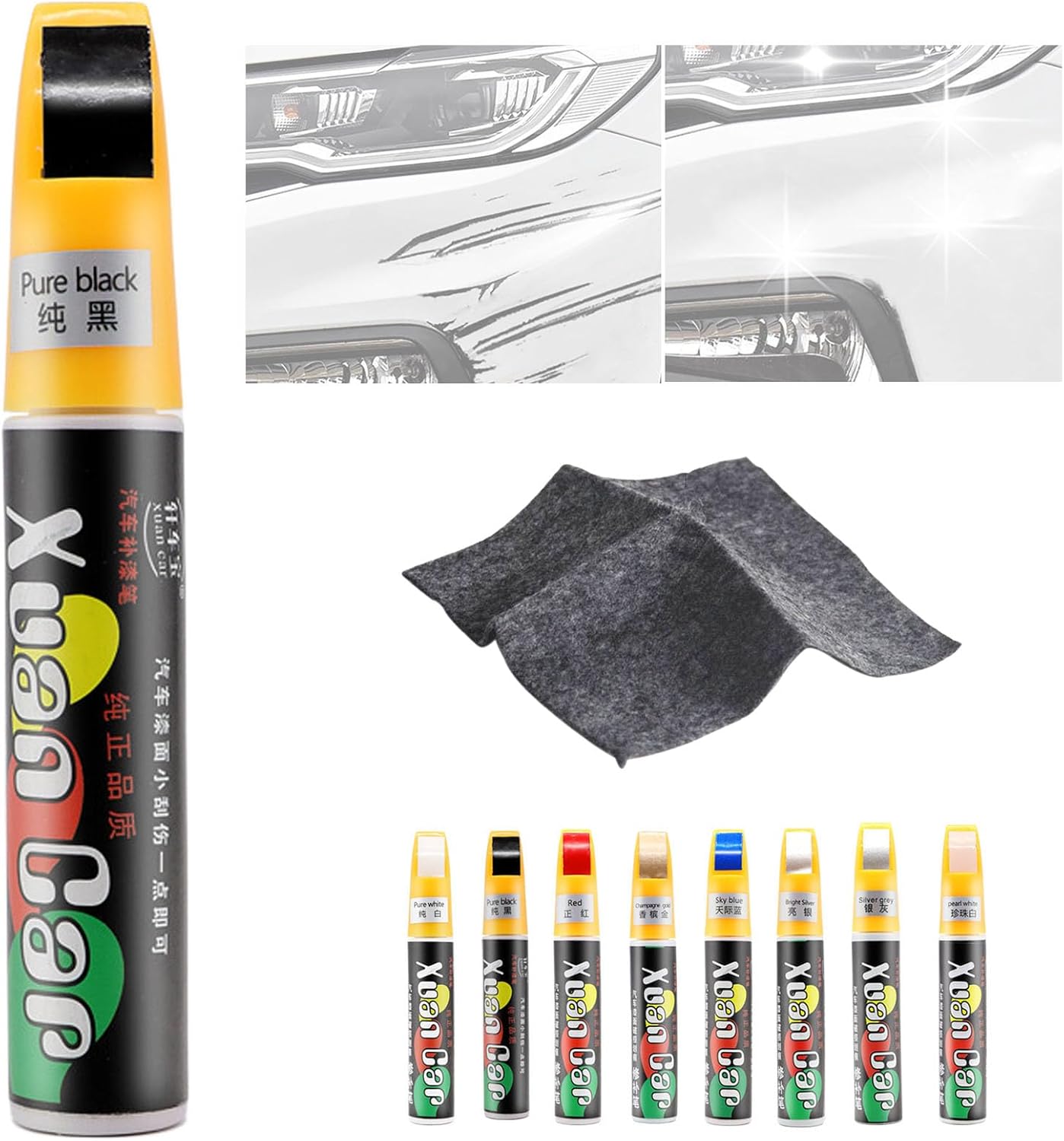 Amazon.com: WOSLXM Car Scratch Remover Pen, Car Scratch Remover Repair ...