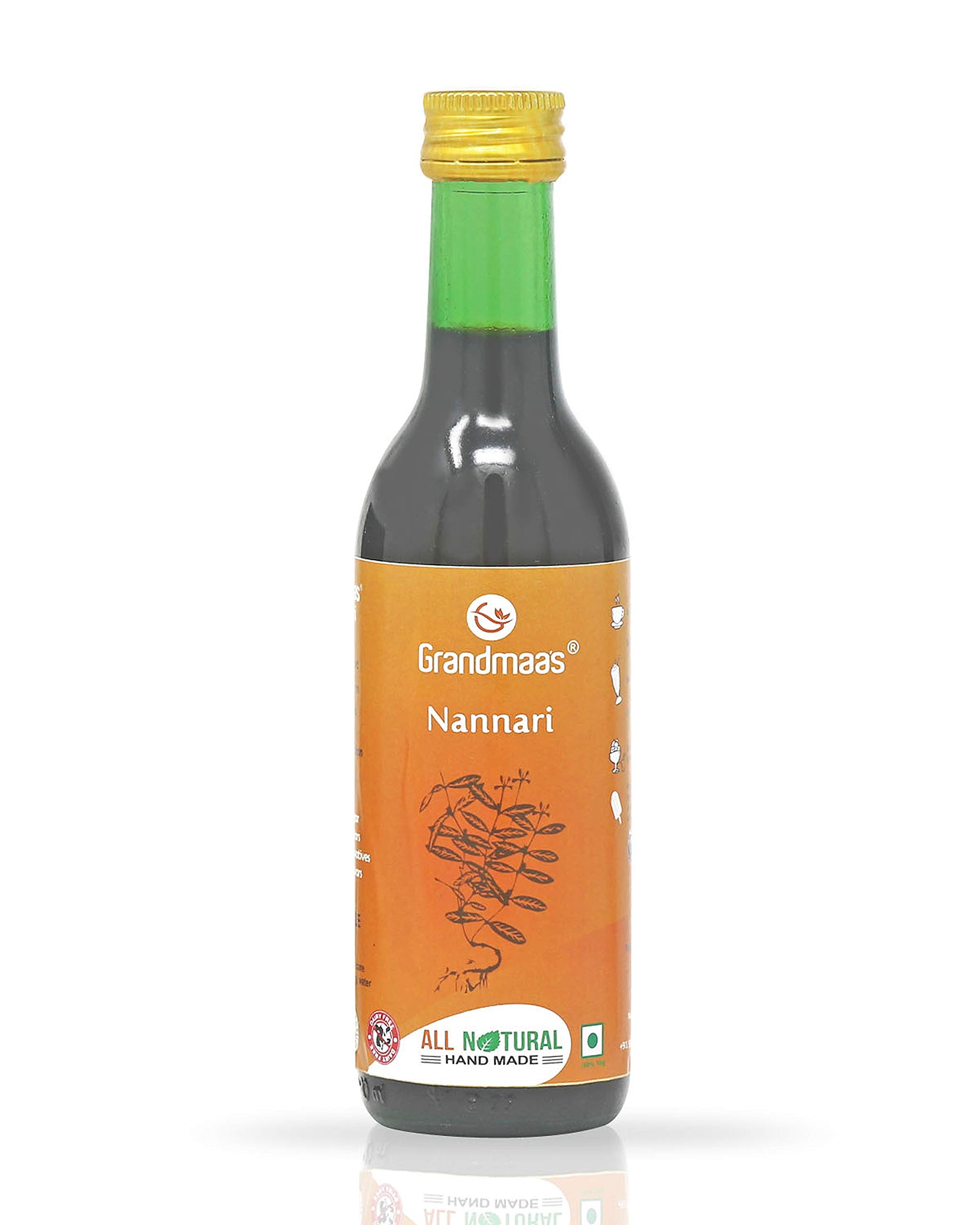 Buy Grandmaas Nannari Sharbat Made with Karupatti, Nattu Sakkarai ...