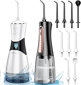 Amazon.com: OILSAO Water Flosser Cordless,12 oz Large Tank Water Dental ...