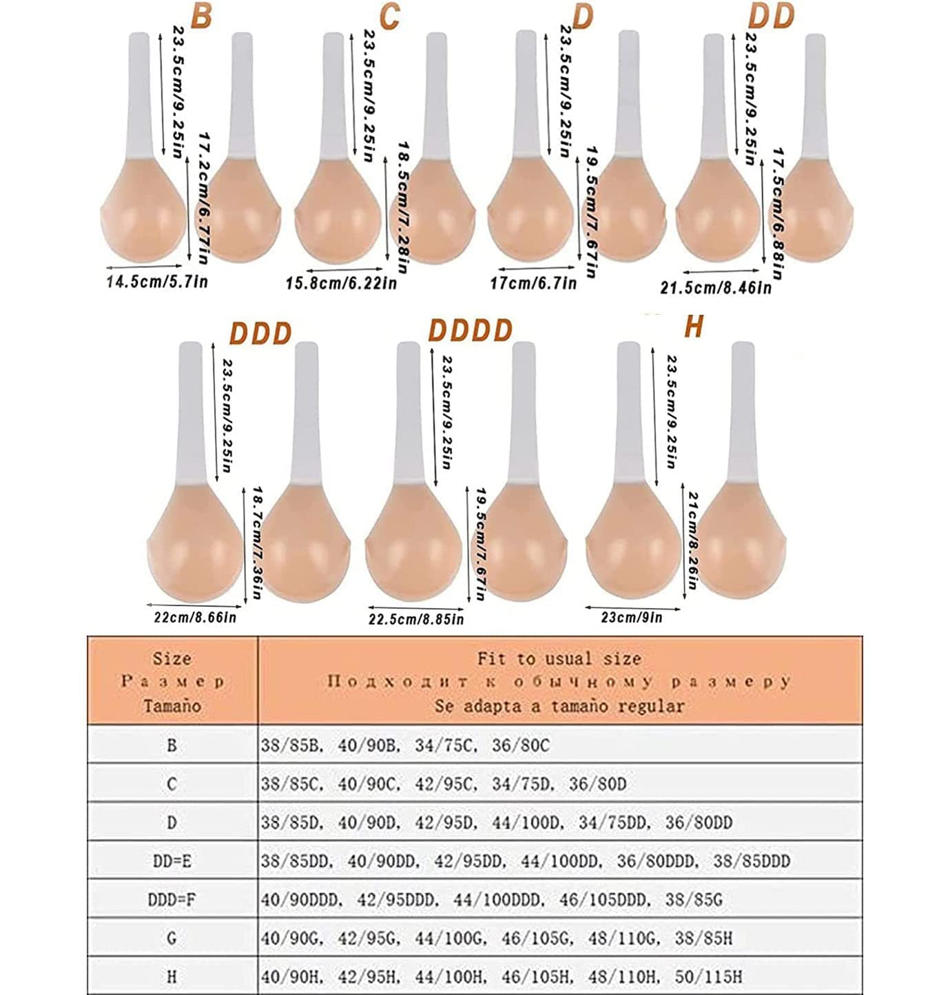 Snapklik.com : Browsluv Invisible Lift Bra, Invisilift Bra For Large ...