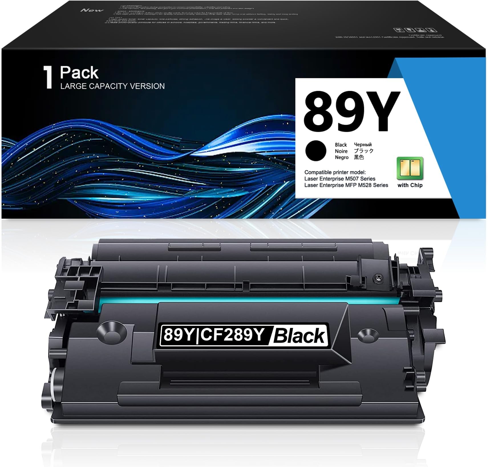 Amazon.com: 89Y Black Toner Cartridge, Extra High Yield (22,000 Pages ...