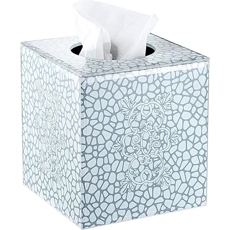 Amazon.com: Marye-Kelley TB2448 - Berkley Aqua Tissue Box Cover : Home ...