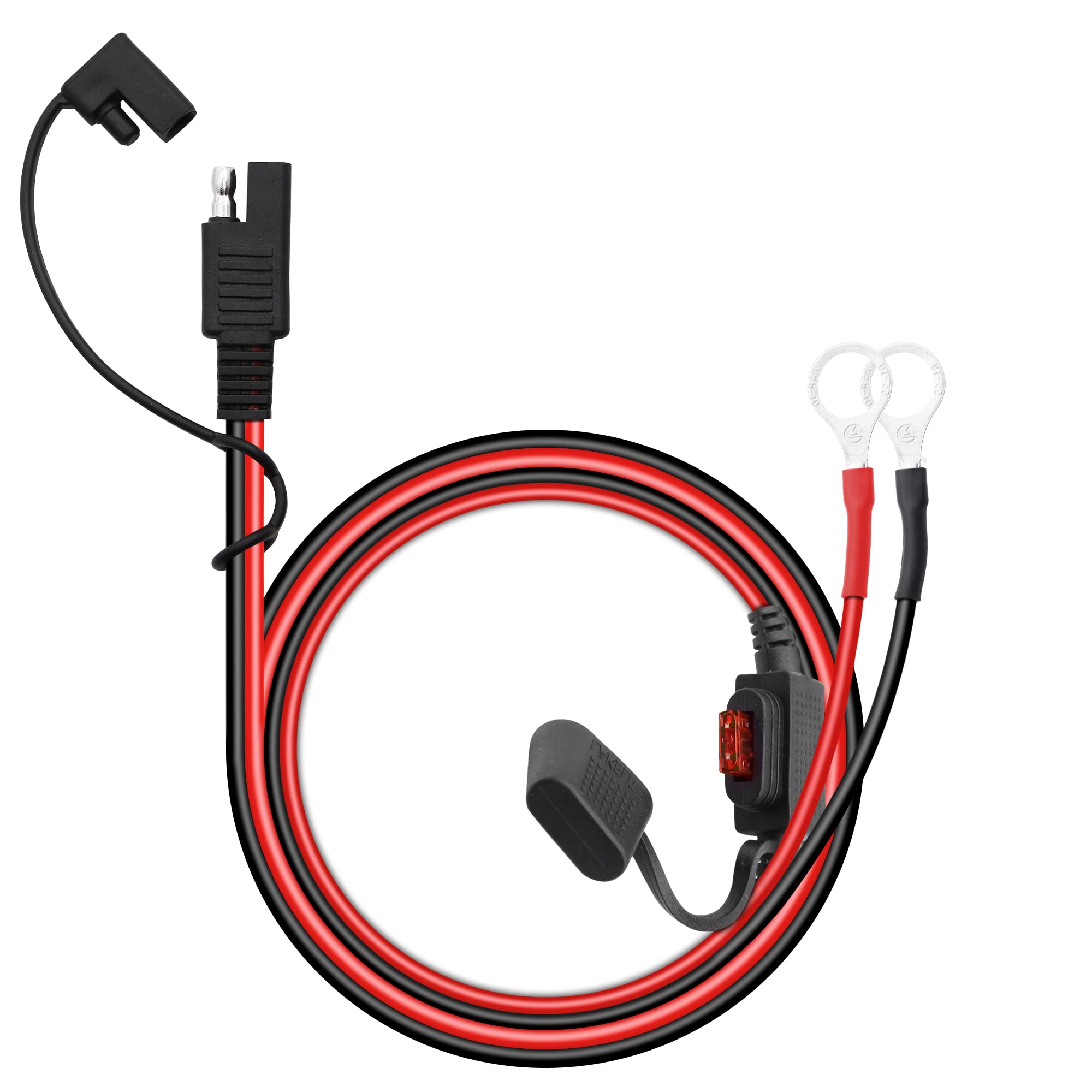 Amazon.com: SAE Battery Connector YACSEJAO 2FT/60CM SAE to O-Ring ...