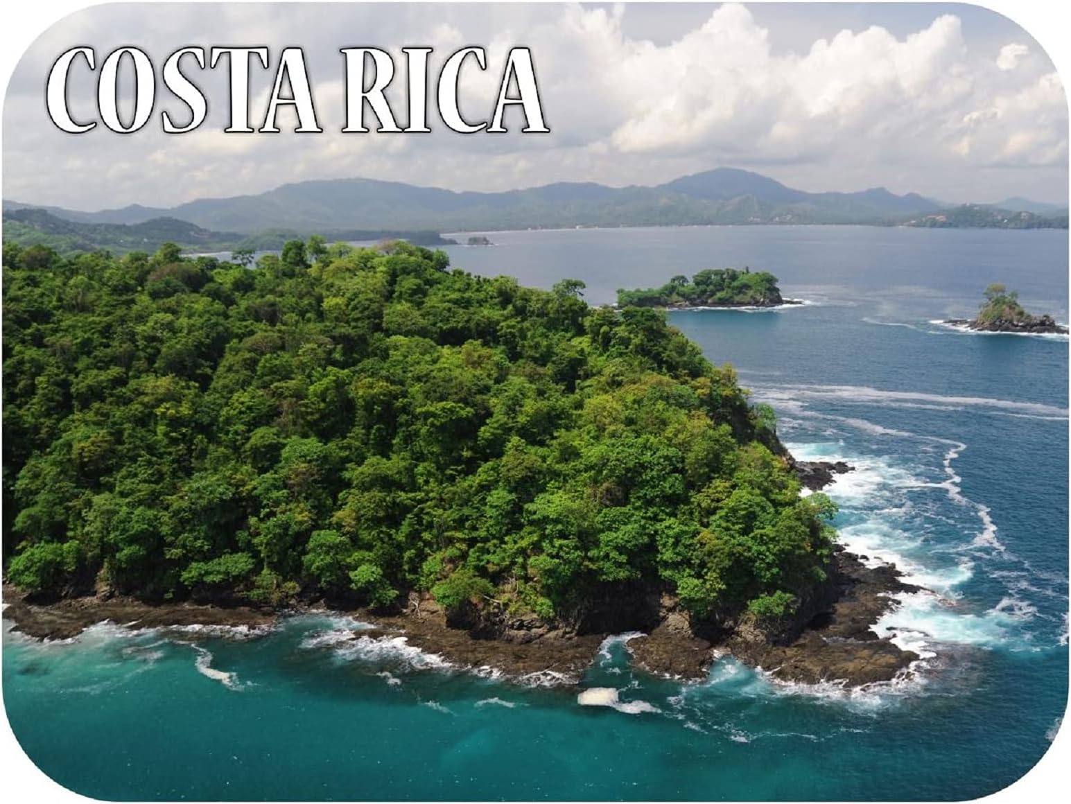 Amazon.com: Costa Rica Magnet for Car Fridge Locker Metal Door - 4.5 ...