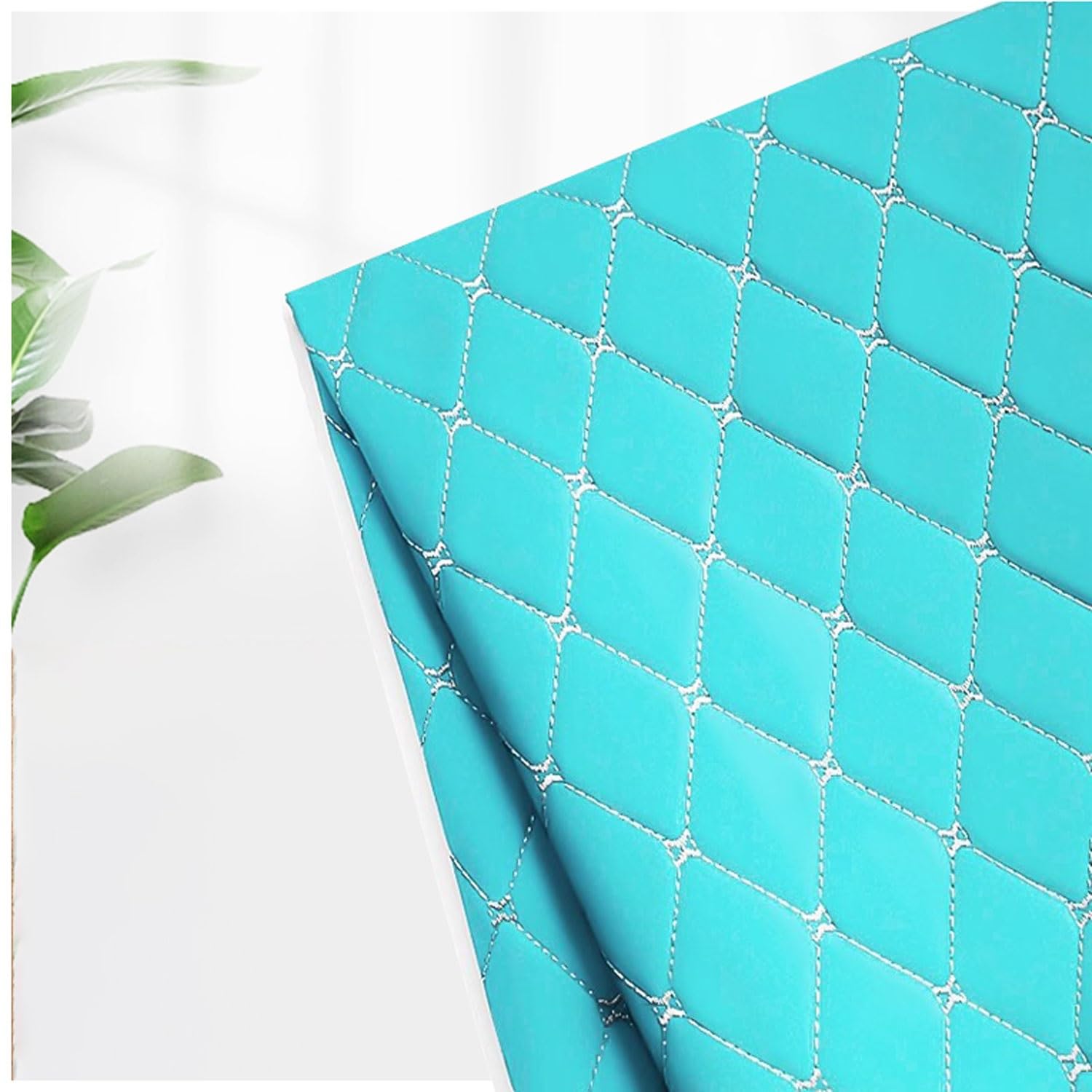 Amazon.com: Double Stitch Diamond Car Quilted Scrim Foam Upholstery ...