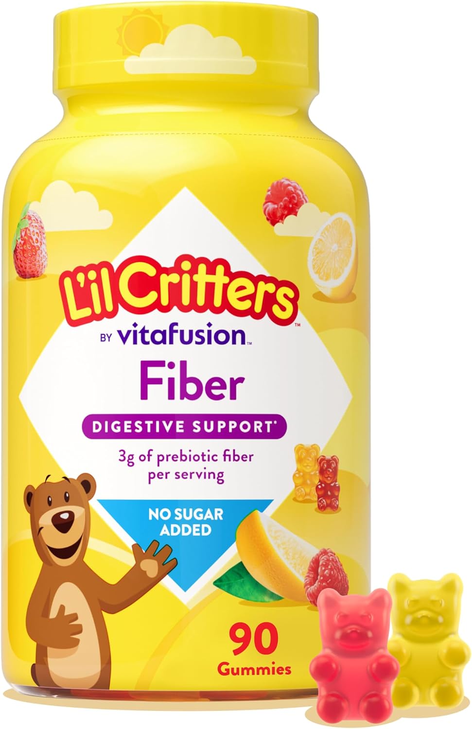 Amazon.com: L’il Critters Fiber Daily Gummy Supplement for Kids, for ...