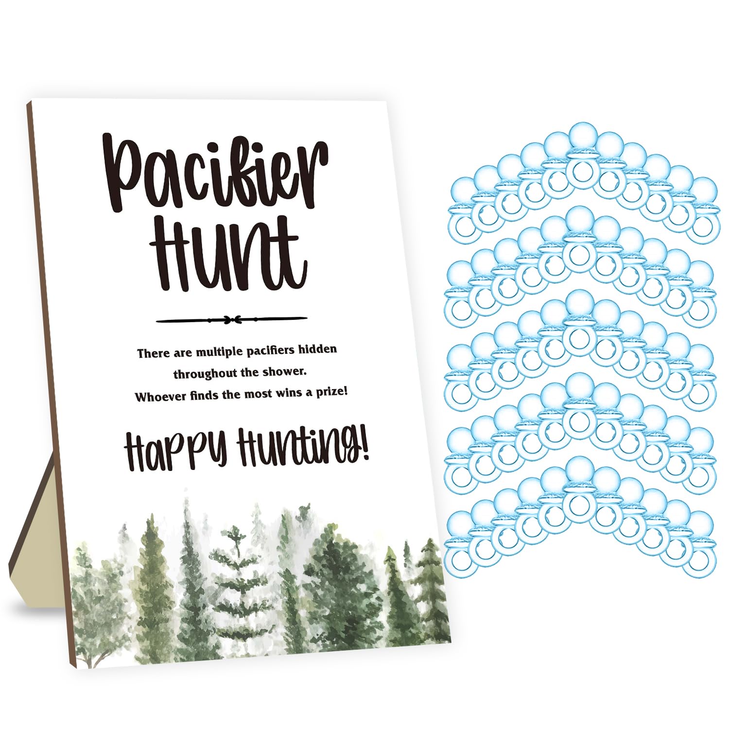 Amazon.com: Baby Shower Party Games, Baby Pacifier Hunt, Baby Shower ...