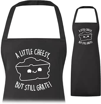 A1 Graphics Ltd A Little Cheesy Printed Apron Funny Cooking Baking Home ...