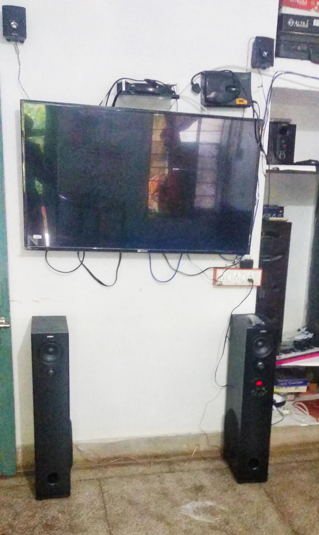 Mitashi TWR-90FUR 2.0 Channel Tower Speaker with Bluetooth (Black ...