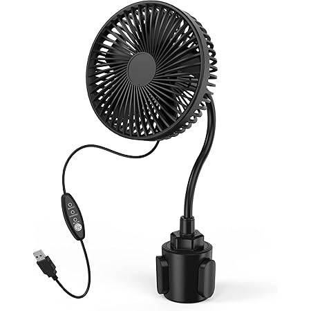 Amazon.com: HITOPTY 12v Electric Car Dash Fan with Cigarette Lighter ...