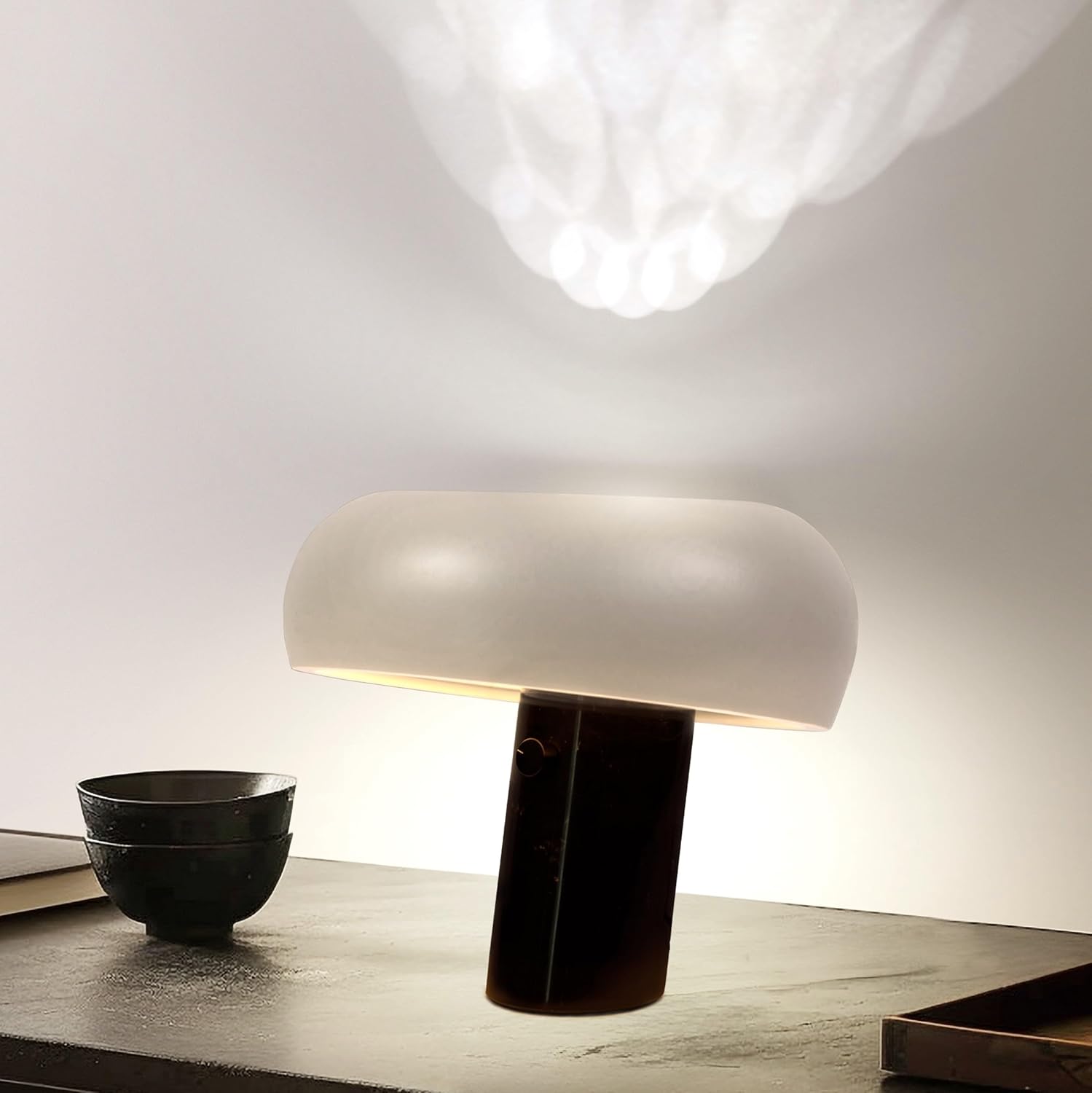 Brightech Kingpin Desk Lamp - Small LED Table Light for Bedroom, Office ...