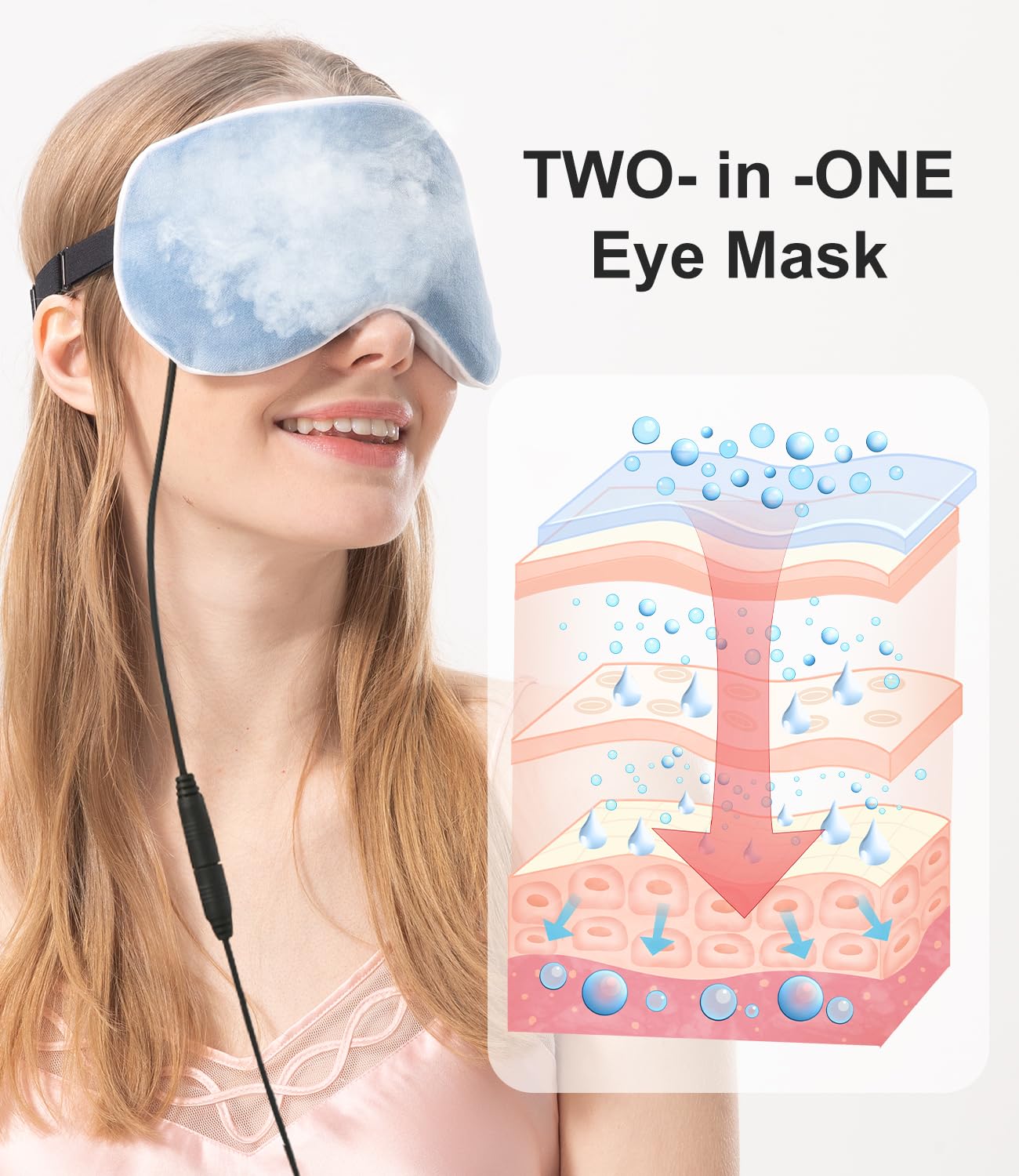 Snapklik.com : Aroma Season Heated Eye Mask, Warm Eye Compress For Dry ...
