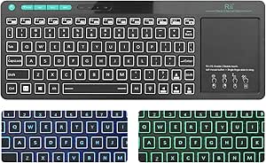 Amazon.com: (Dual Mode) Rii RT518S Wireless and Bluetooth 2-LED Color ...