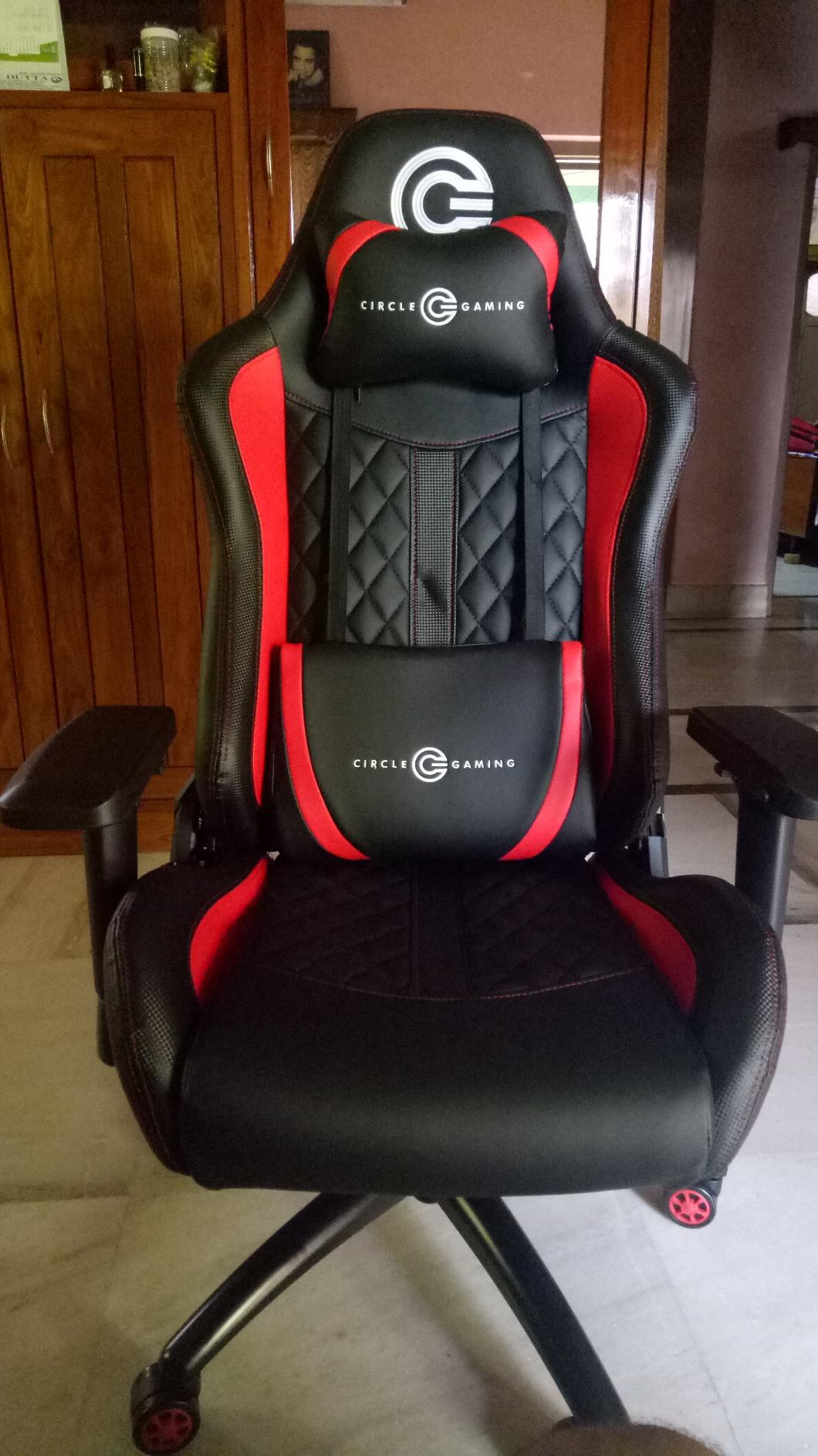 Circle Gaming CH80 Red All Moulded Foam with 4D ARM Rest Having PU ...