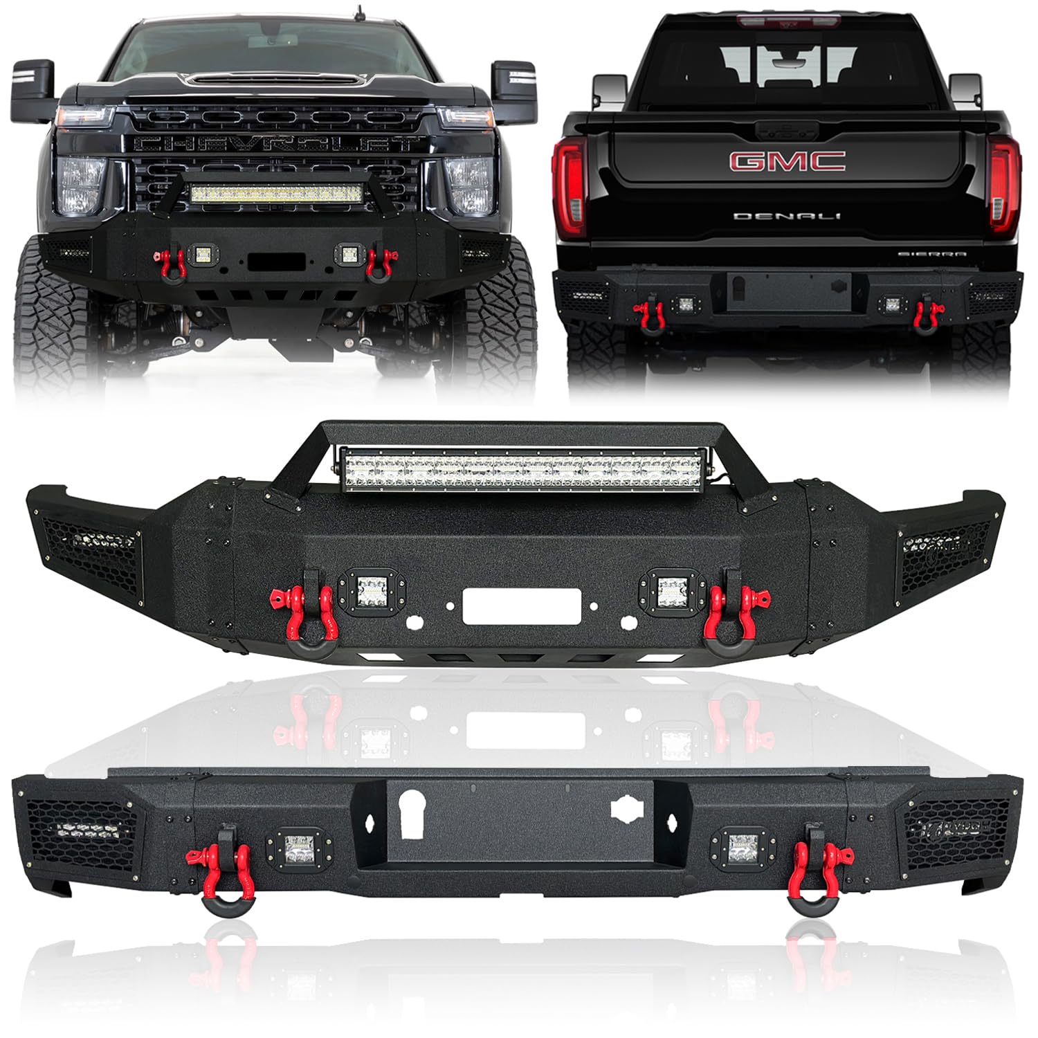 Off Road Chevy Bumpers Front Bumper Off Road 3 Piece Modular