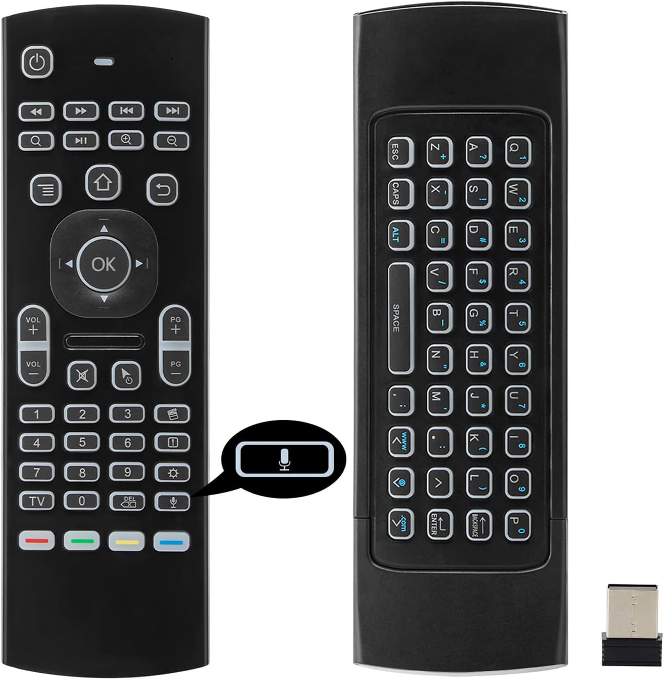 Amazon.com: MX3 Air Mouse Voice Remote Control, 2.4G Multifunctional ...