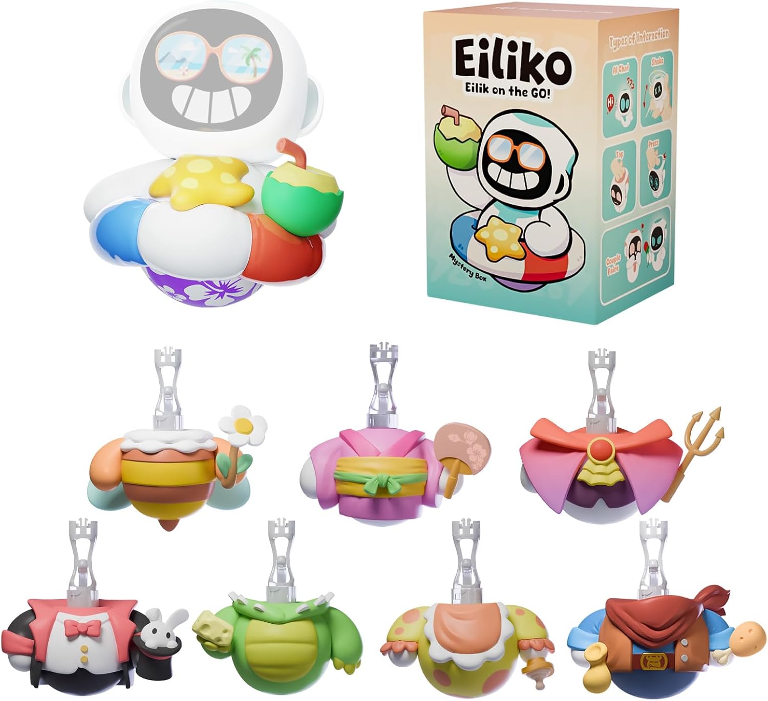 Eiliko Swappable Themed Bodies Mystery Box- Randomly receive 1 of the 8 ...