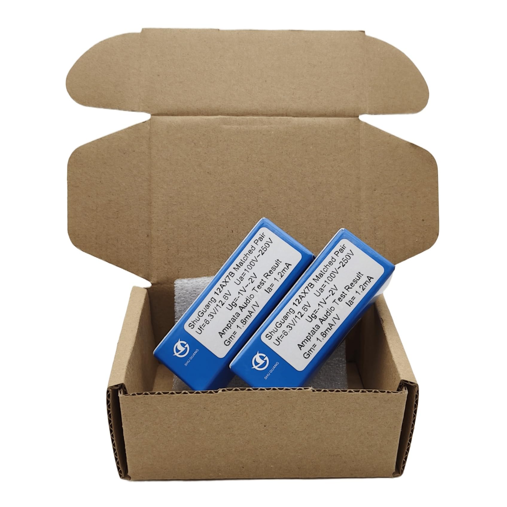 Snapklik.com : Matched Pair ShuGuang 12AX7B ECC83 12AX7 Vacuum Valve ...