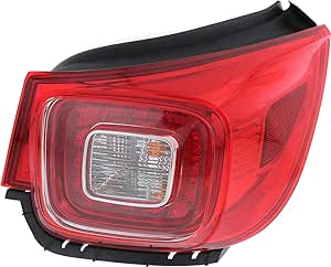 Garage-Pro Tail Light Compatible with 2013-2015 Chevrolet Malibu, Fits ...