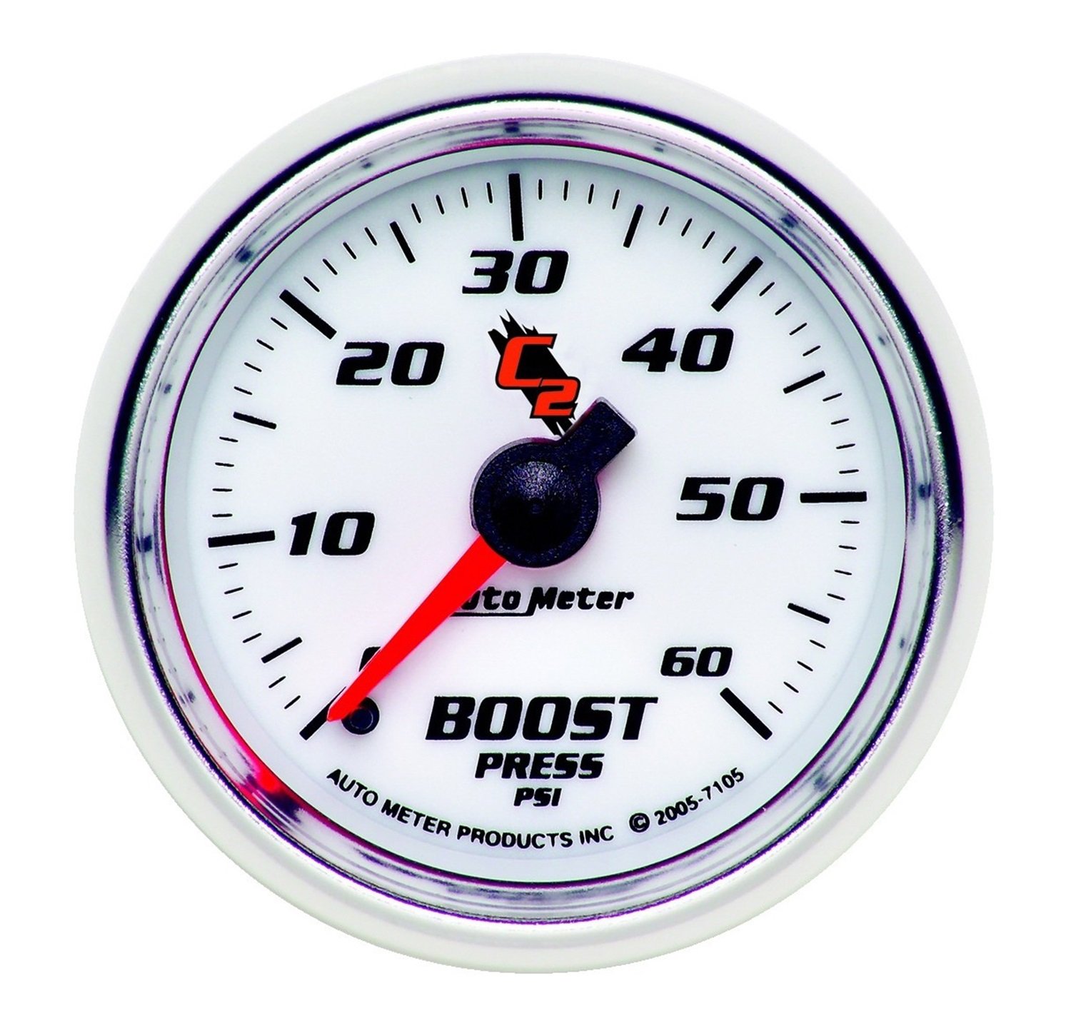 Amazon.com: Auto Meter 7105 C2 Mechanical Boost Gauge : Automotive