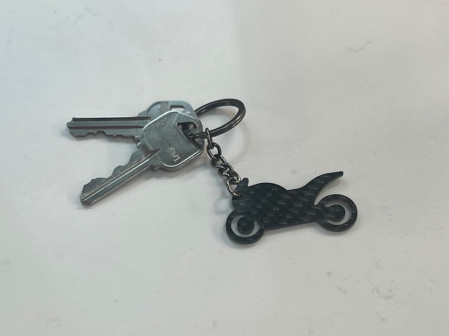 Carbon Fiber Sport Bike Keychain, Street Bike Keychain, Motorcycle ...