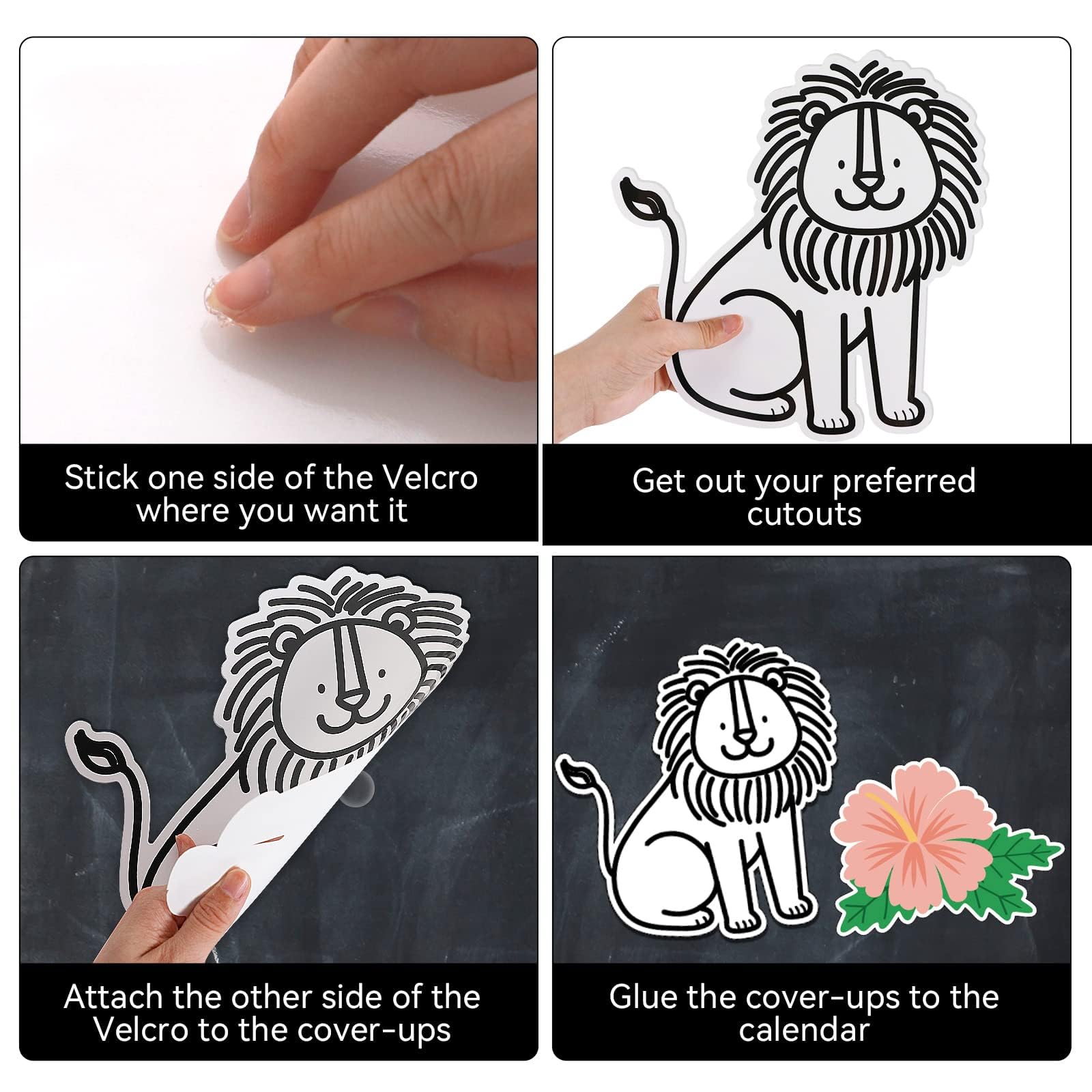 Snapklik.com : 45Pcs Safari Jungle Animals Cutouts Bulletin Board Set ...