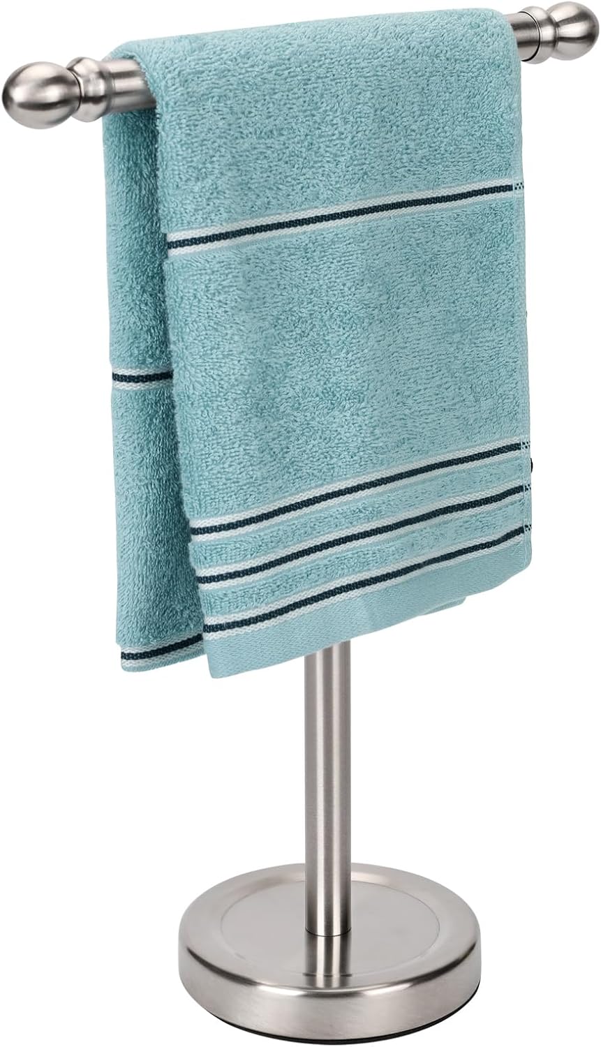 Amazon.com: Hand Towel Holder, T-Shape Hand Towel Stand for Bathroom ...